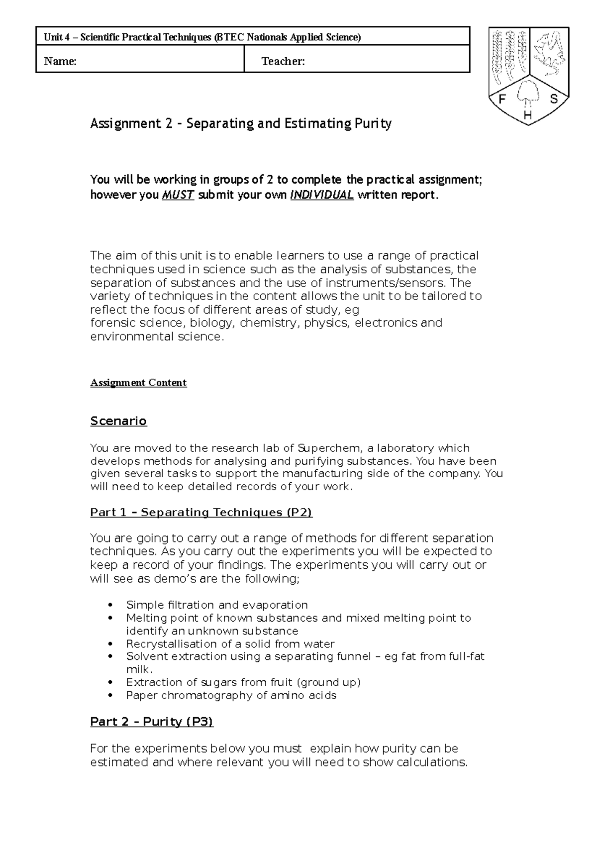 Assignment 2 - spt - applied science - Studocu