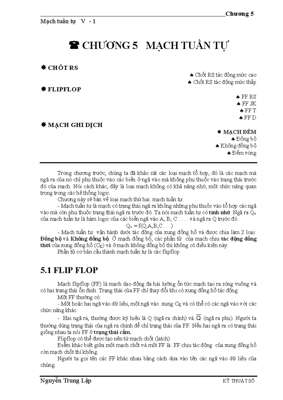 Ky-thuat-so bui-quoc-bao kts5a mach-tuan-tu - [cuuduongthancong - Mạch tuần tự V - 1 CHƯƠNG 5 ...