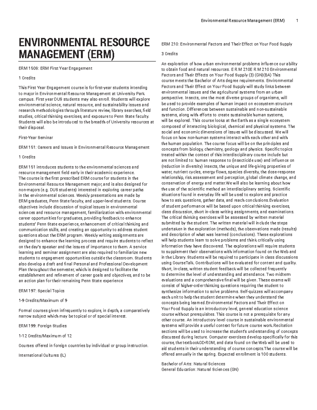 Erm - Information - ENVIRONMENTAL RESOURCE MANAGEMENT (ERM) ERM 150S ...
