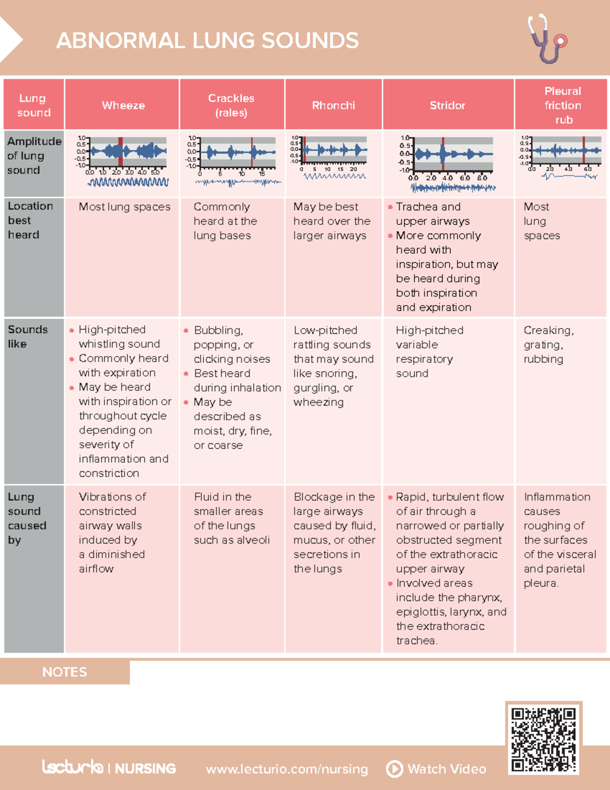 Nursing CS Abnormal Lung Sounds - RNSG 2527 - ASU - Studocu