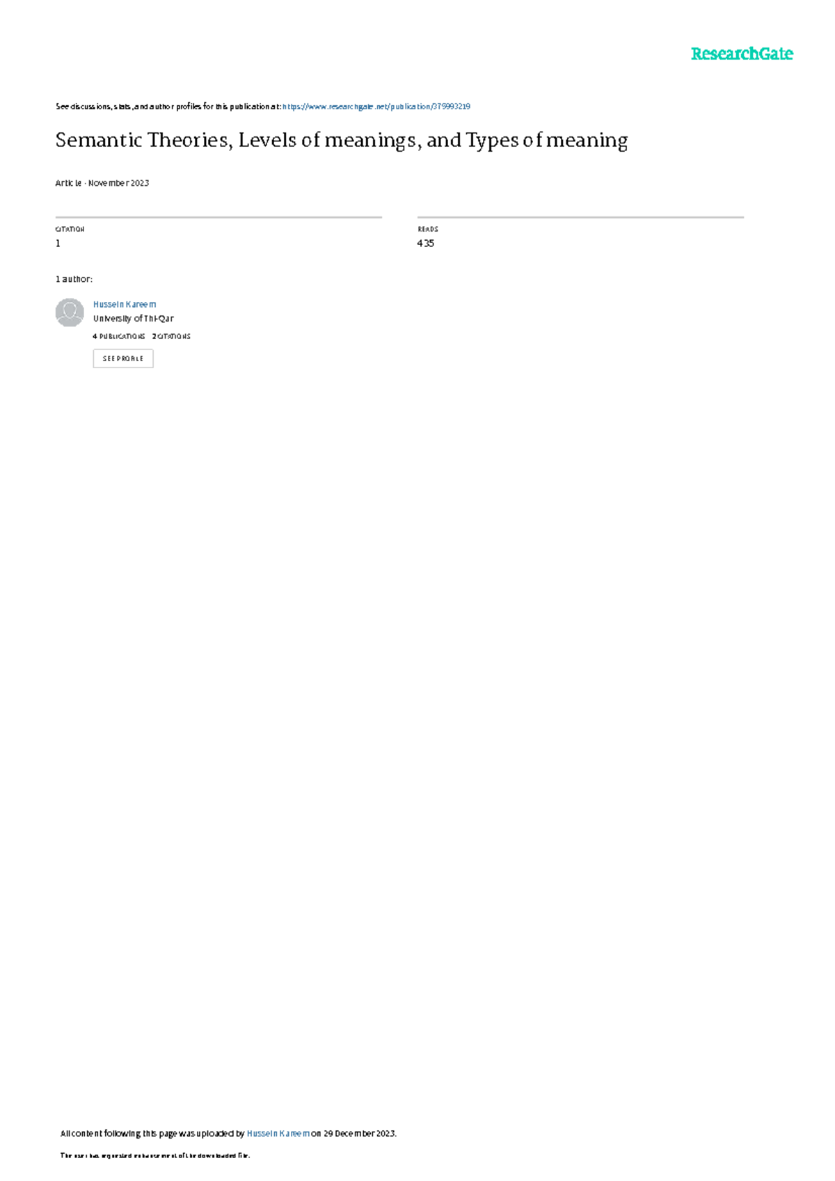 Semantics Meaning PPT - Semantics PowerPoint Presentation, free download ...