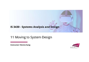 IS3430 Tutorial 1 Reference Solution - IS3430 Systems Analysis and Design Sem B, 20 20 - City ...