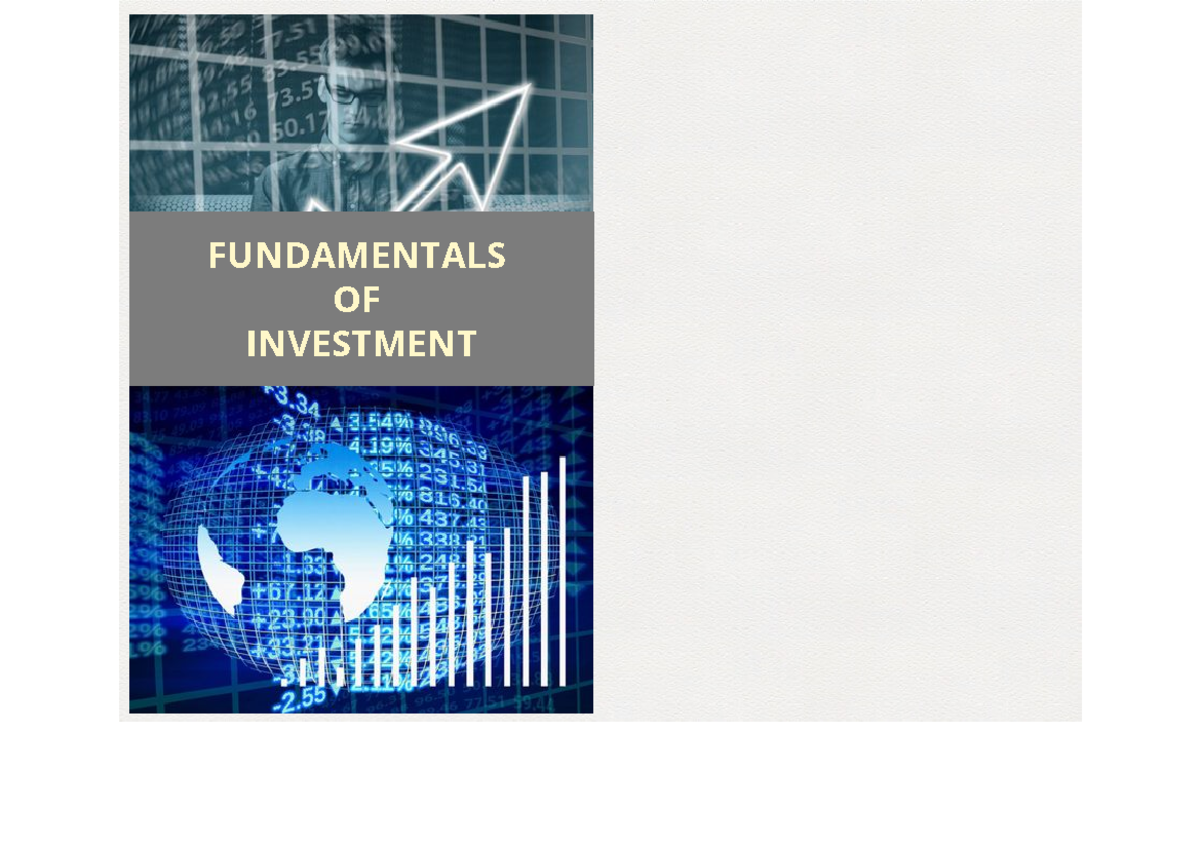 Fundamentals OF Investment - FUNDAMENTALS OF INVESTMENT ...