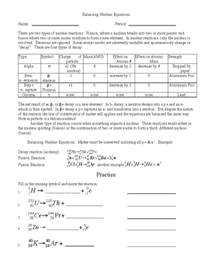 Balancing Equations - W 301 Everett Community College Tutoring Center Balancing Equations ...