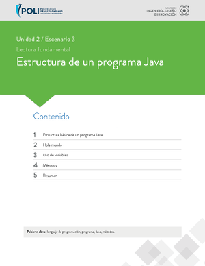 Final - Escenario 8 Programación DE Computadores - Evaluacion final - Escenario 8 Fecha de ...