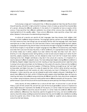 ART APP Reflection Paper - Art permeates all aspects of human existence ...