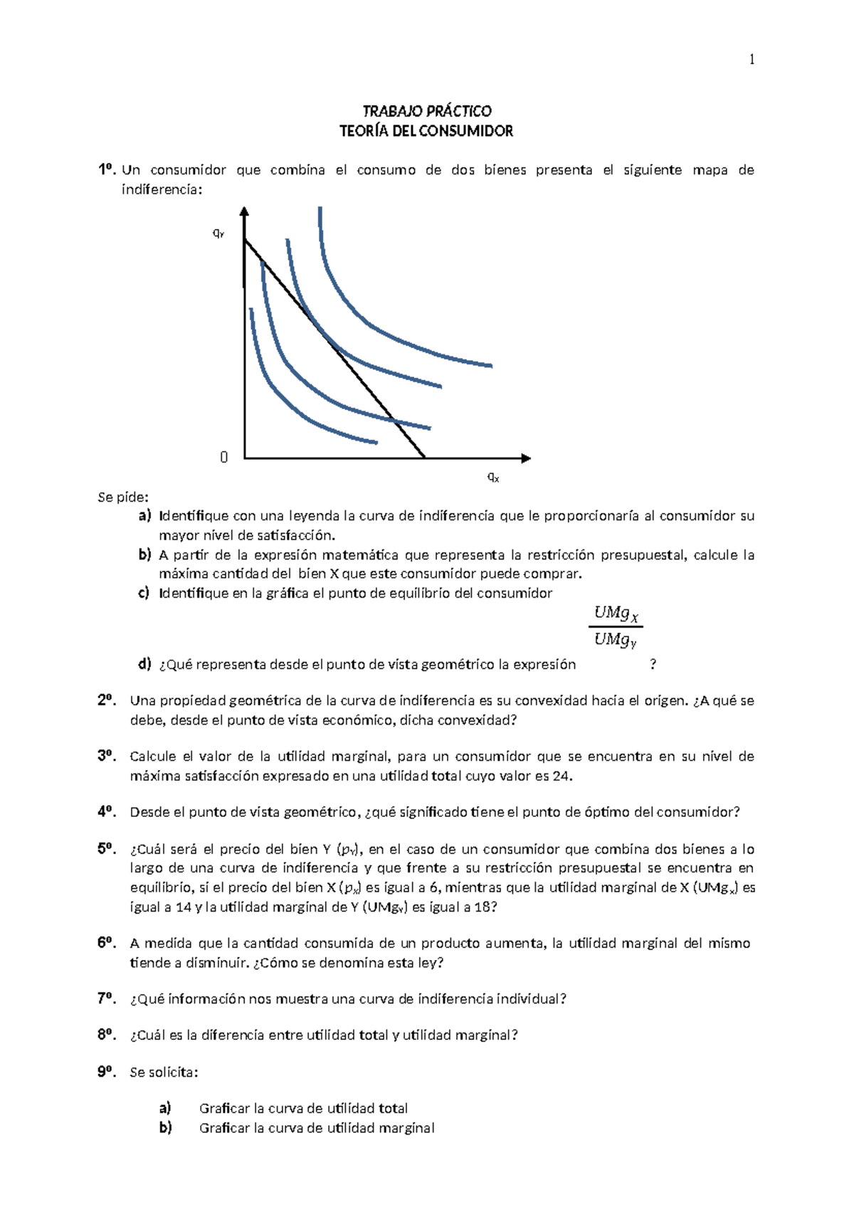2024 TP Teoria DEL Consumidor - TRABAJO PRÁCTICO TEORÍA DEL CONSUMIDOR ...