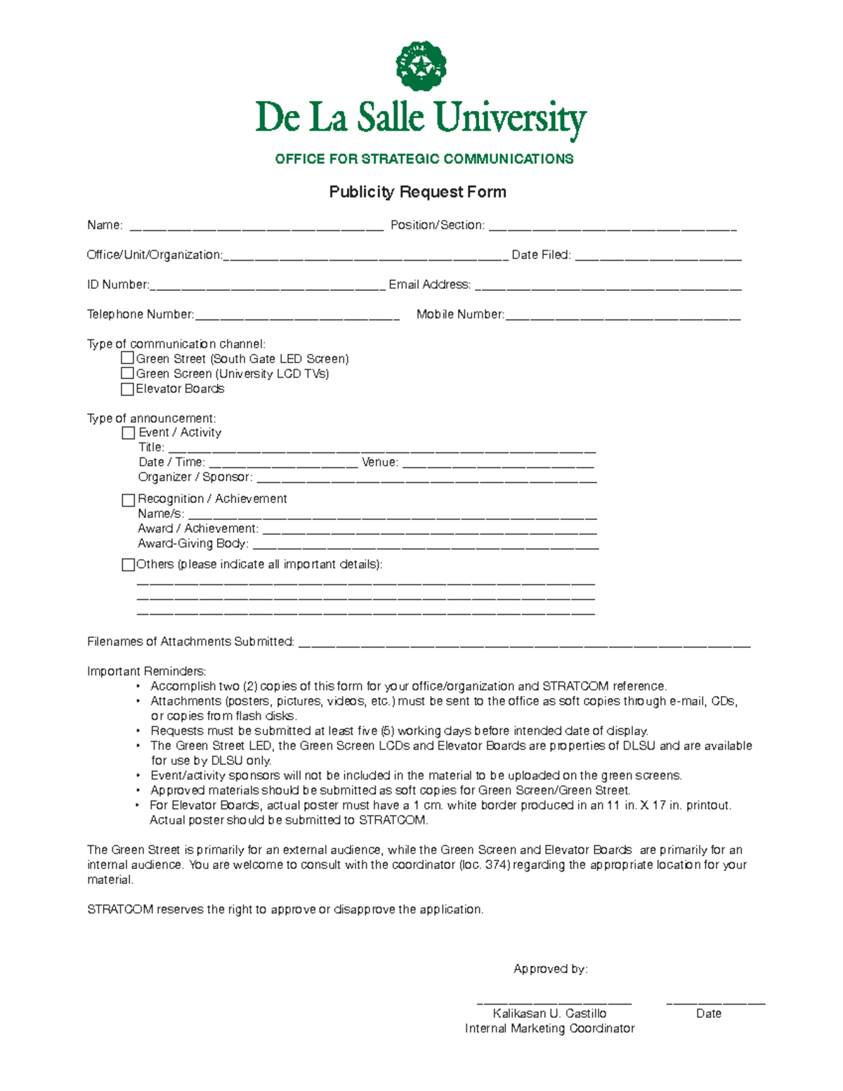 Publicity-application-form - Name ...