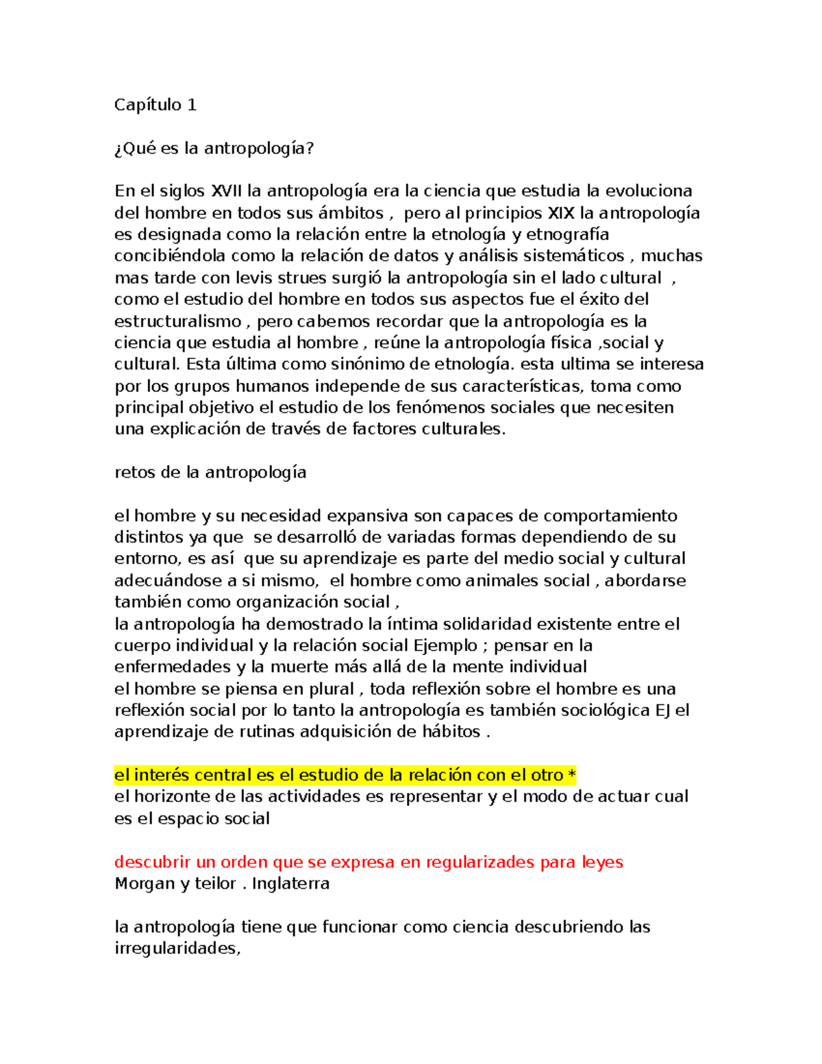 Resumen antro cap1 - Capítulo 1 ¿Qué es la antropología? En el siglos ...