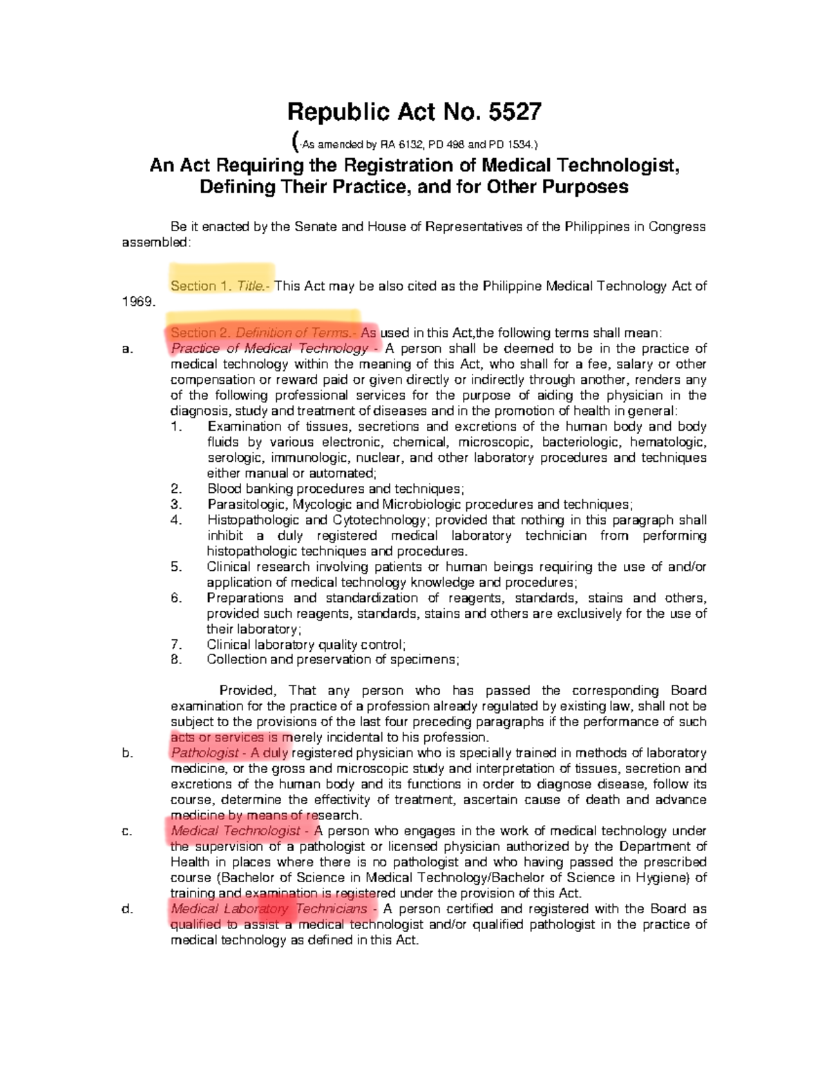 RA-5527 - It's all about medtech law asdasdsfd sdfjsdfsdkf - Republic ...