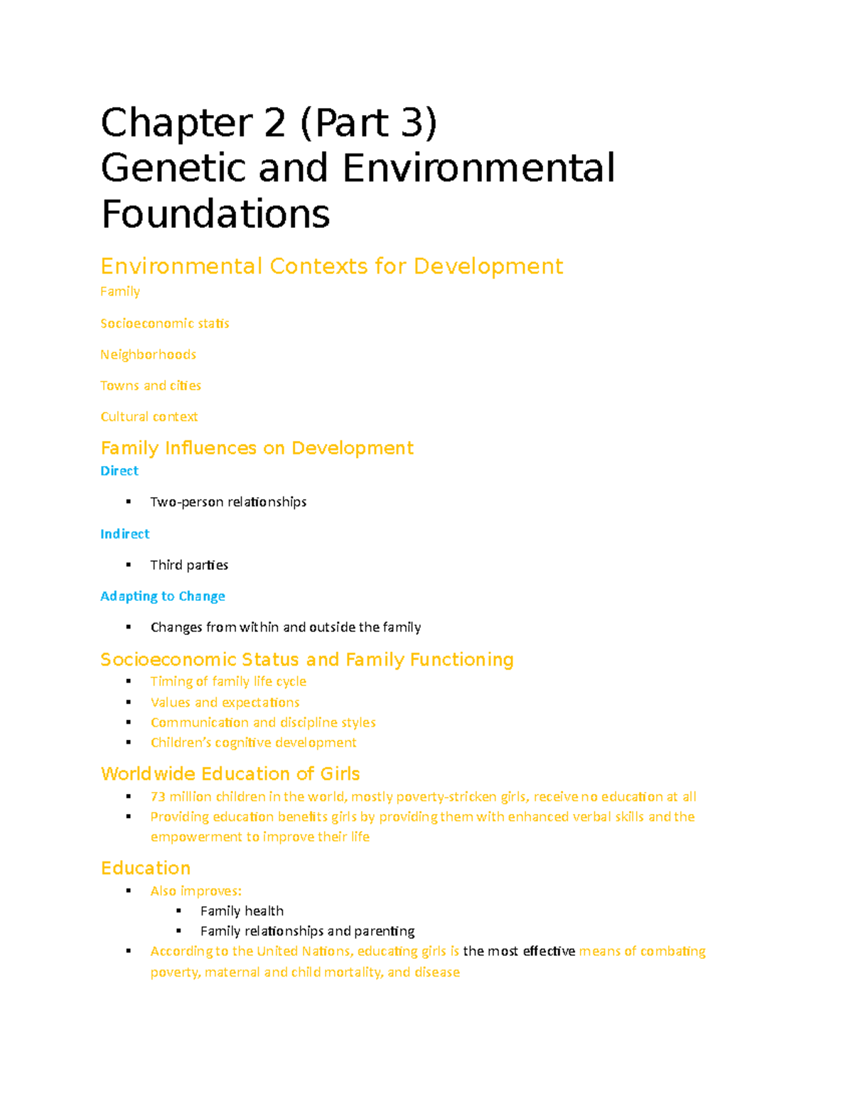 02-21-23 Chapter 2 Part 3 - Chapter 2 (Part 3) Genetic and ...