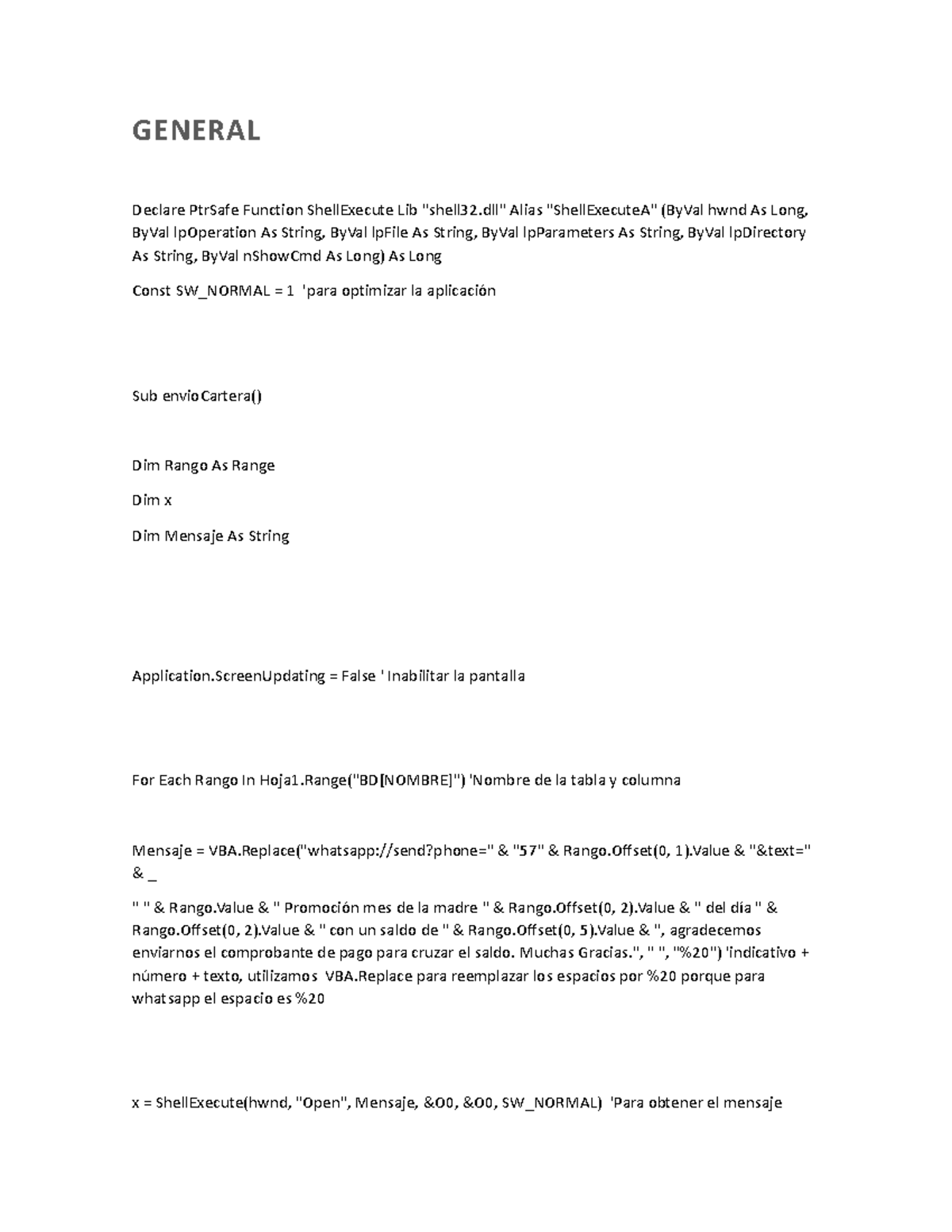 Macros - fdgf - GENERAL Declare PtrSafe Function ShellExecute Lib ...