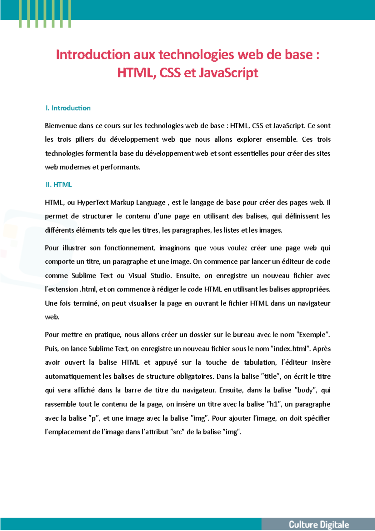 Yvyv6vtc5c5c5vvvhh - Introduction aux technologies web de base : HTML ...
