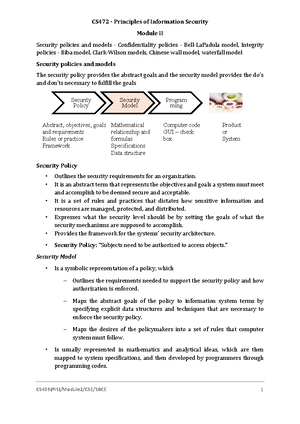 Principle of Information Security Module 6 (Short Note) - Studocu