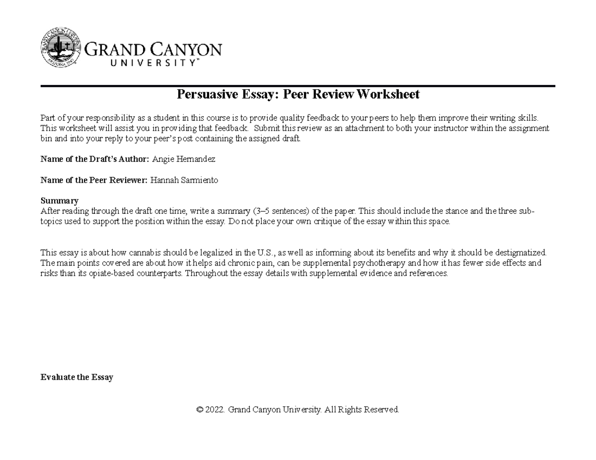 PHI-105 T-6 Persuasive Essay Peer Review Worksheet (2)-2 - Persuasive ...
