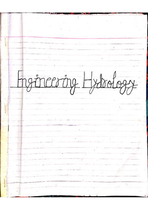 Hydrology Note- KN Dulal - Engineering Hydrology B. (Agricultural Engineering &CivilEngineering ...