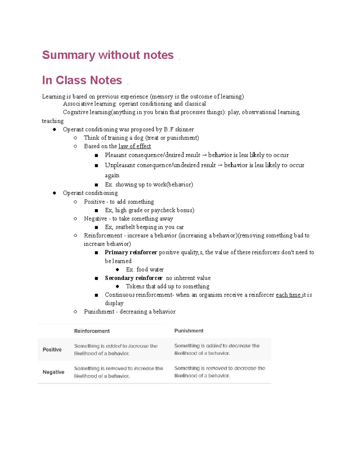 Chapter 6 - From Openstax Psych textbook. Full Condensed notes ...