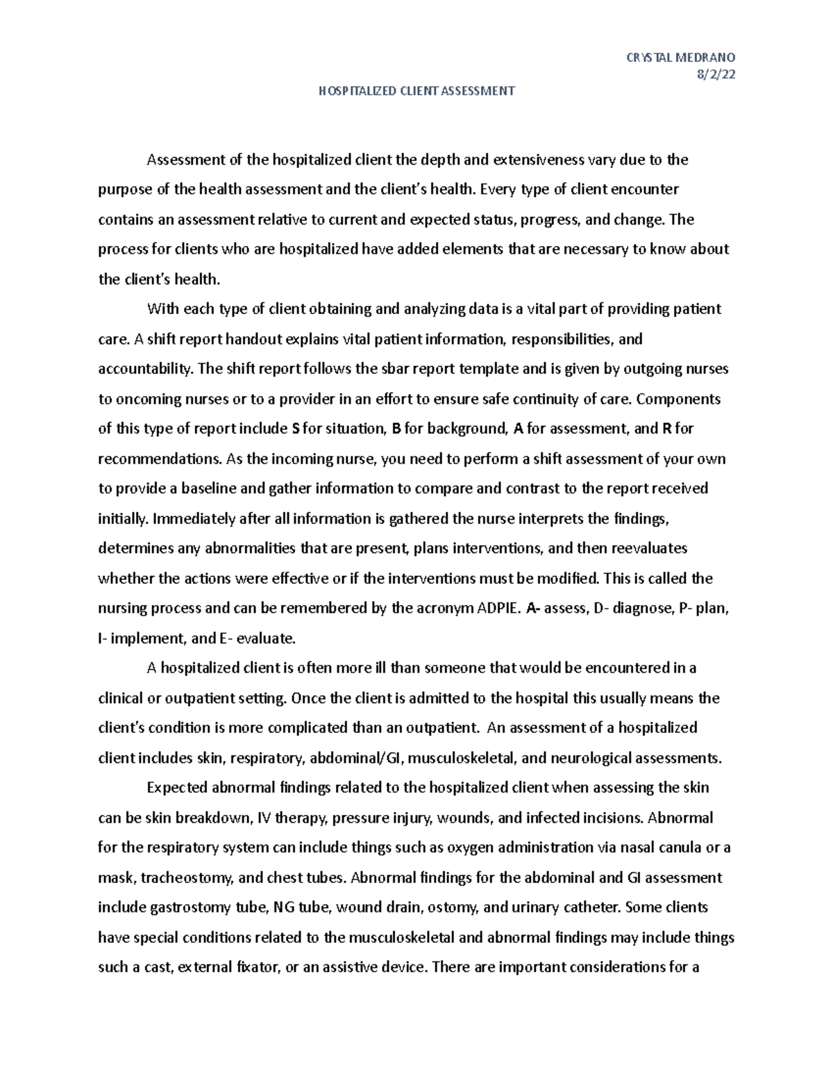 Discussion 3 - please give as much information as possible - CRYSTAL ...