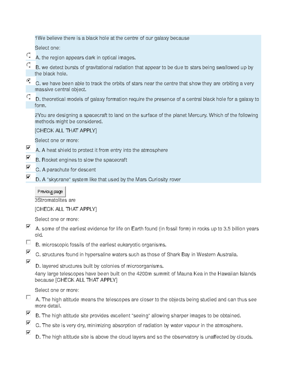 Exam 2018, questions and answers - 1We believe there is a black hole at ...