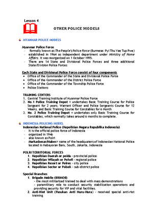 National Interpol Bureau Interpol Manila - Lesson 3 ICP-Interpol ...