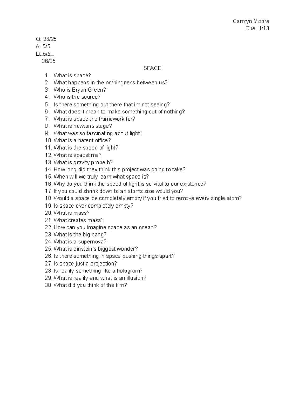 Space - Space could be outerspace up in the sky that holds all of the ...