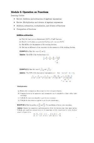 1.2 Function and Its Graph - Module 2: Function and Its Graph Learning ...