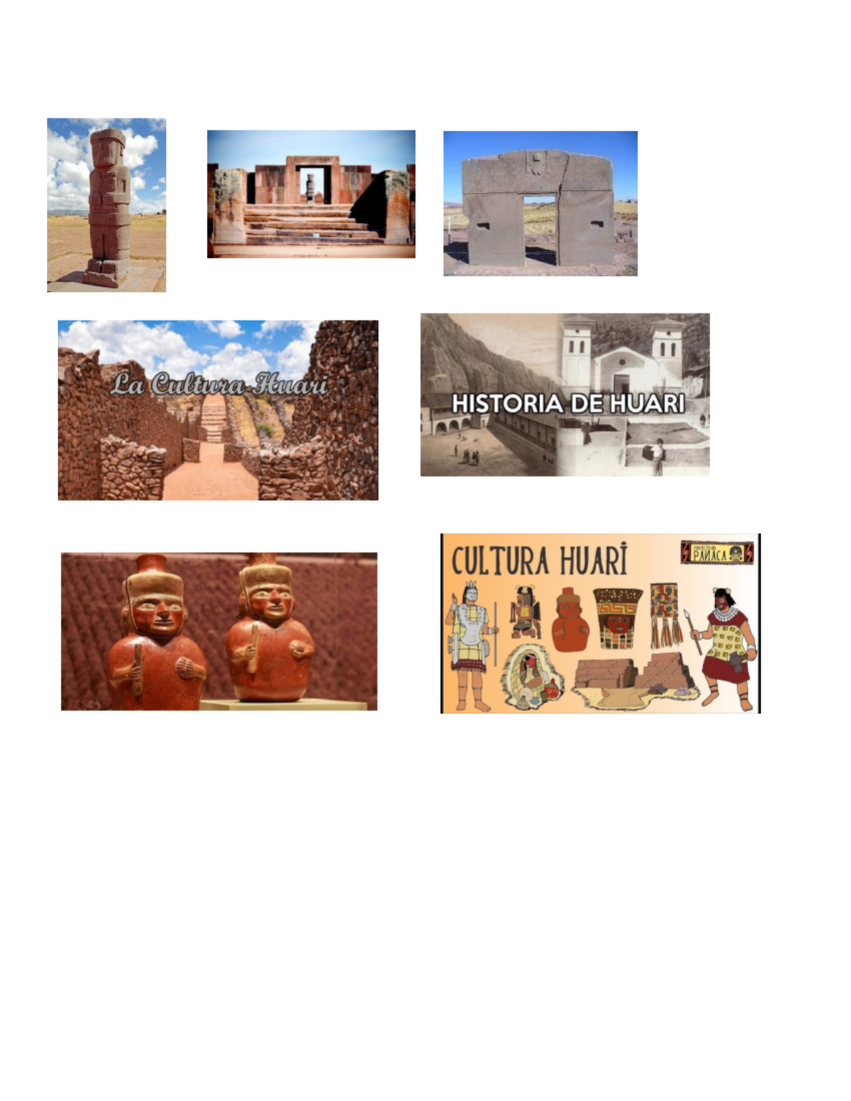 1 - aaaa - Tiwanaku fue la capital de un poderoso imperio prehisp·nico que alcanzÛ su apogeo ...