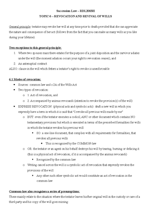 Ex Parte Graham - Summary Law of Succession - EX PARTE GRAHAM 1963 DCLD ...