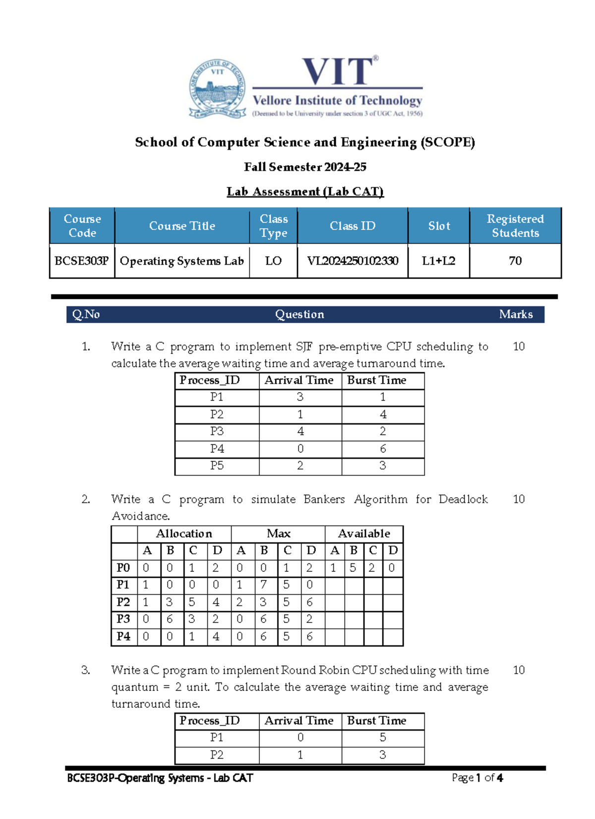 DOC-20241117-WA0001 - Databae - School of Computer Science and Engineering (SCOPE) Fall Semester ...