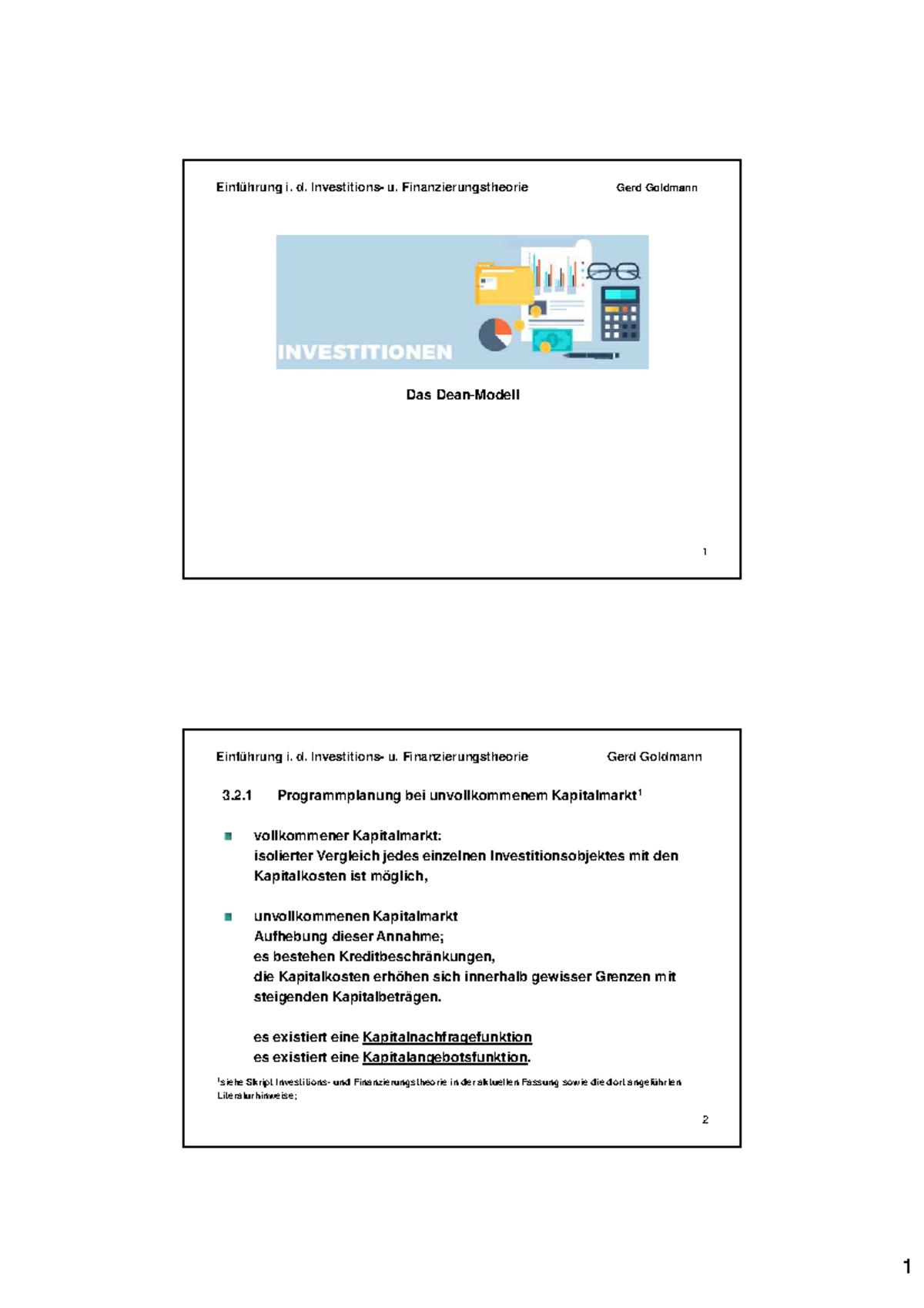 3 Dean-Modell - Dean-Modell - 1 Das Dean-Modell 2 Einführung i. d ...
