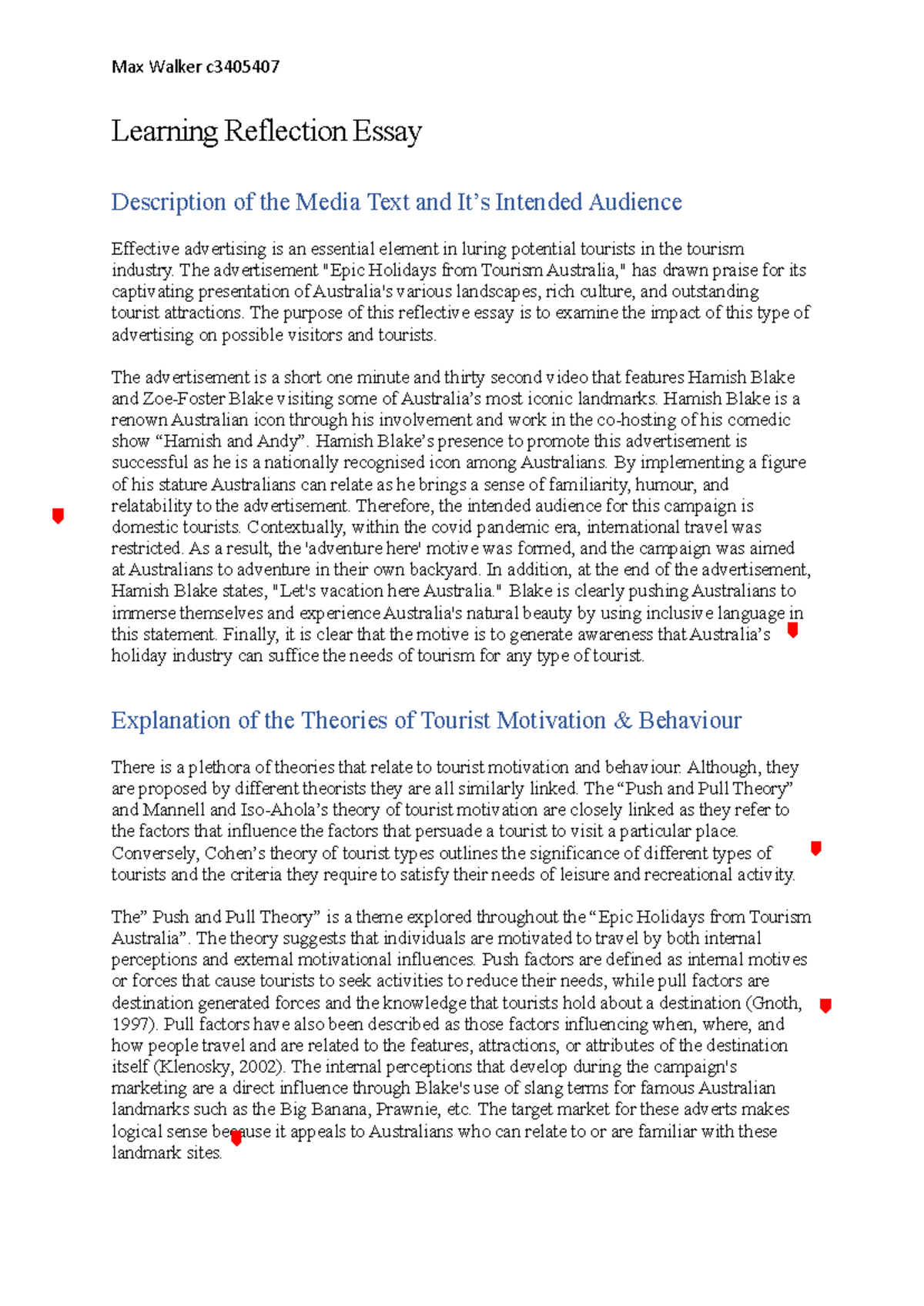 Annotated-Learning%20Reflection%20Essay%20Max%20Walker%20c3405407 ...