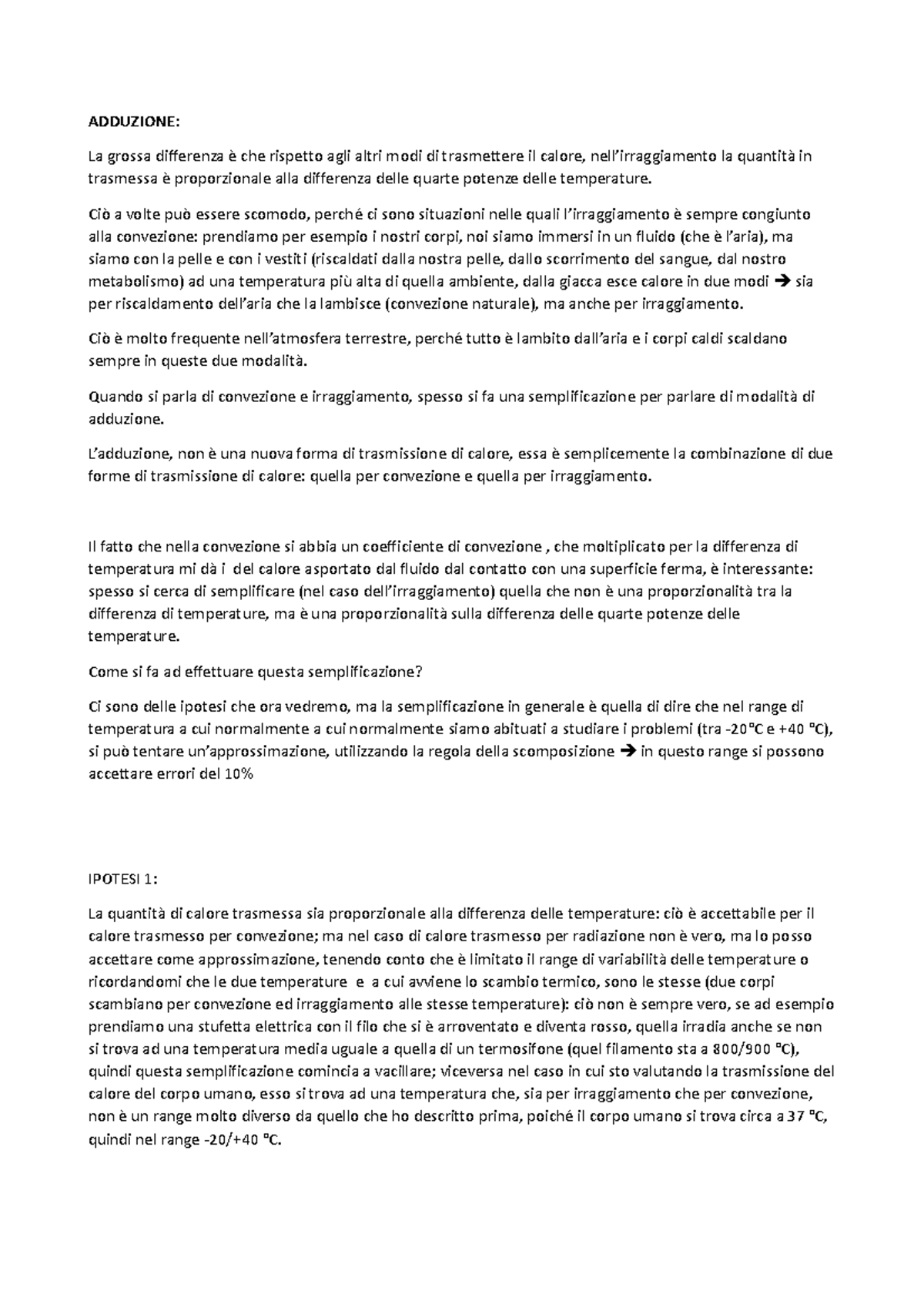 11- Adduzione - ADDUZIONE: La grossa differenza è che rispetto agli ...