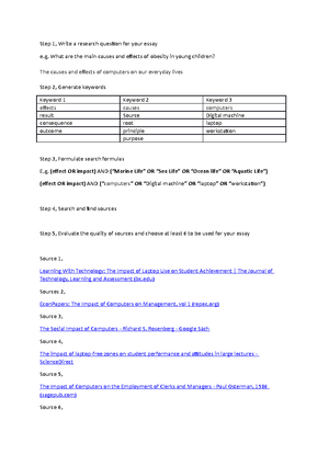 The Four Parts of a Paragraph - PARAGRAPH WRITING The Four Parts of a ...