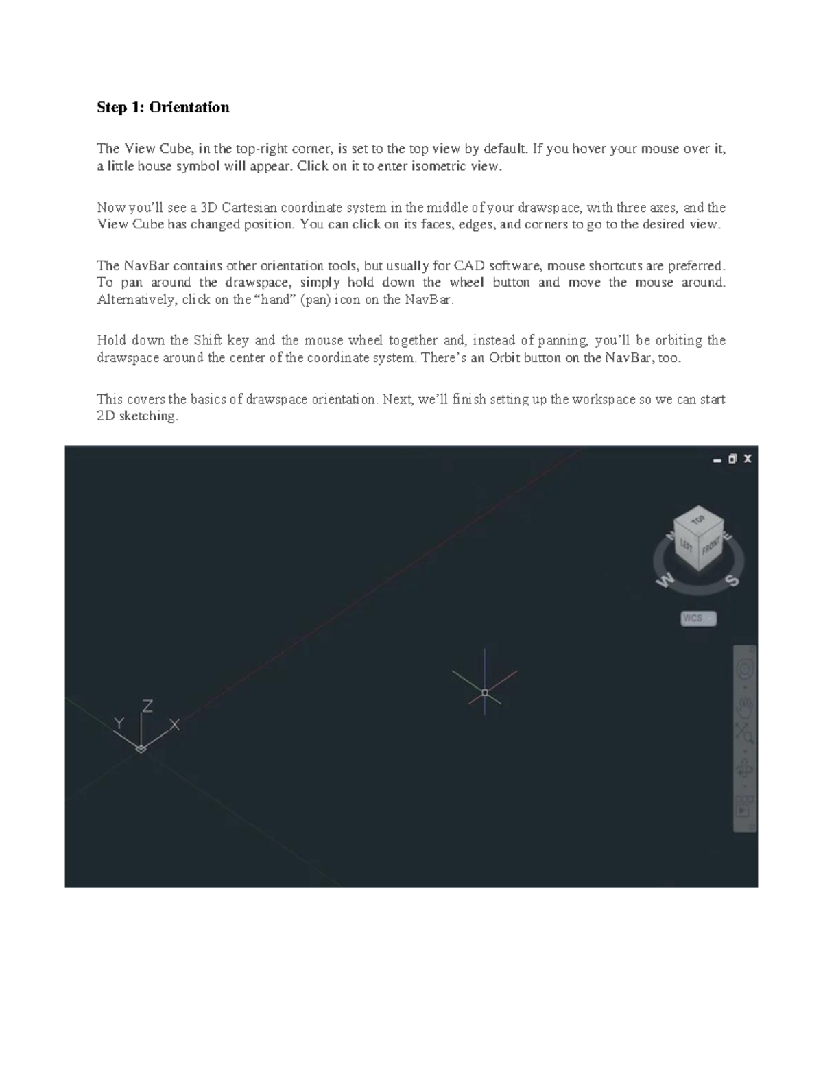 Lab1 Auto CAD Homework - Practica examen CAD - Step 1: Orientation The ...