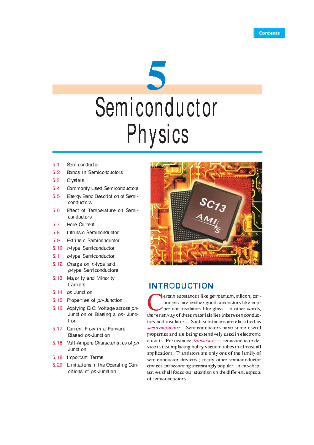 CH-05 - Such a good book - 1 Semiconductor 2 Bonds in Semiconductors 3 ...