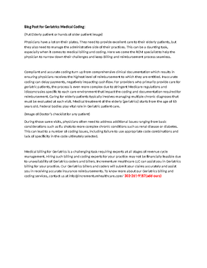 Medical Coding Case Studies - Medical Coding Case Studies Revenue Cycle ...