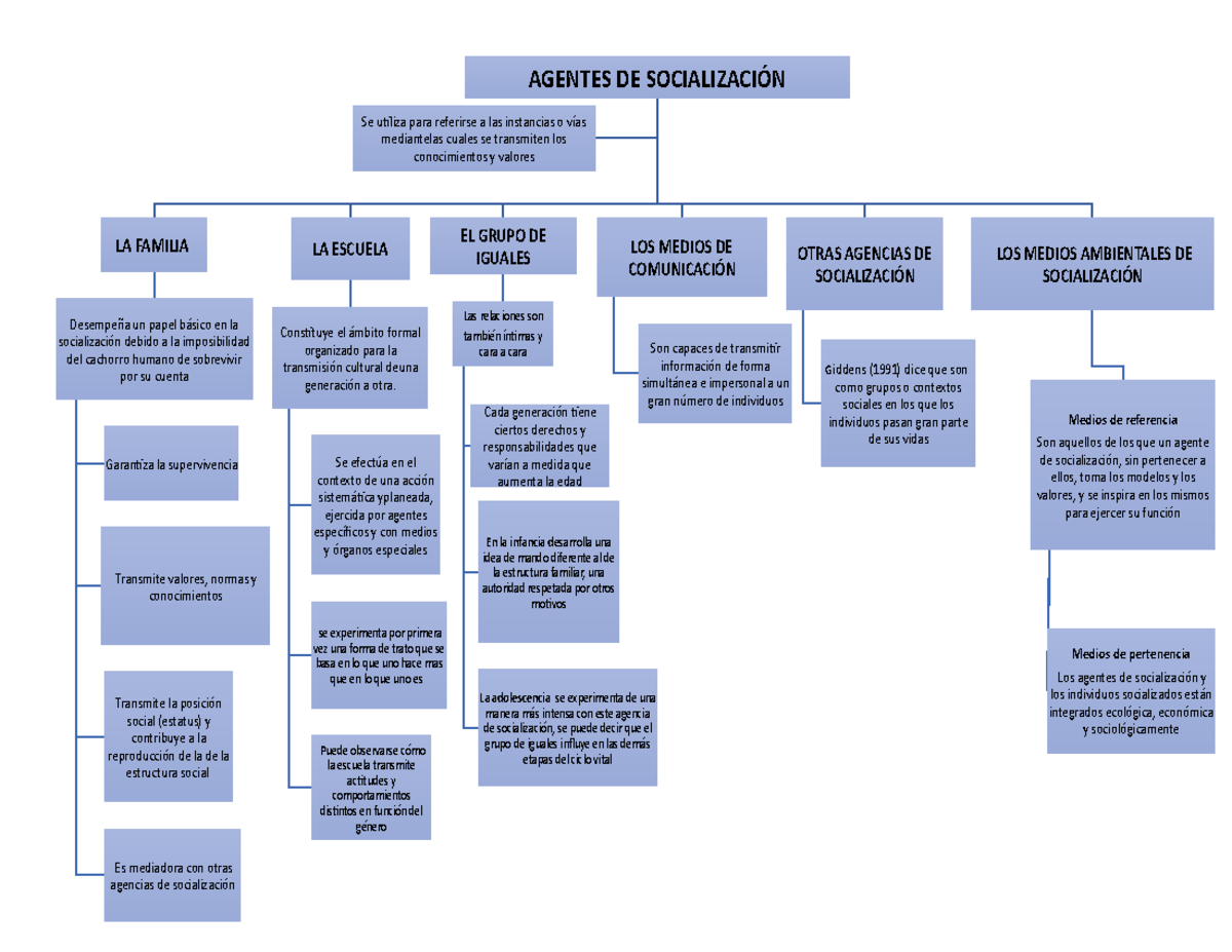 AGENTES DE LA VIDA SOCIAL - AGENTES DE SOCIALIZACIÓN LA FAMILIA ...