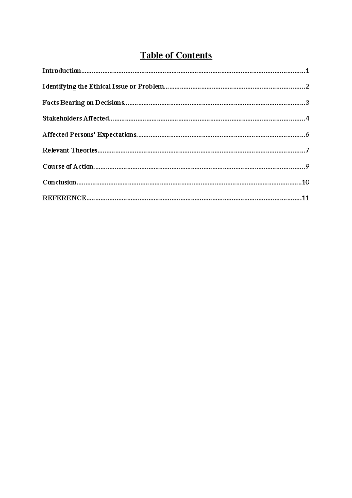 Case study Boeing - Table of Contents - Studocu