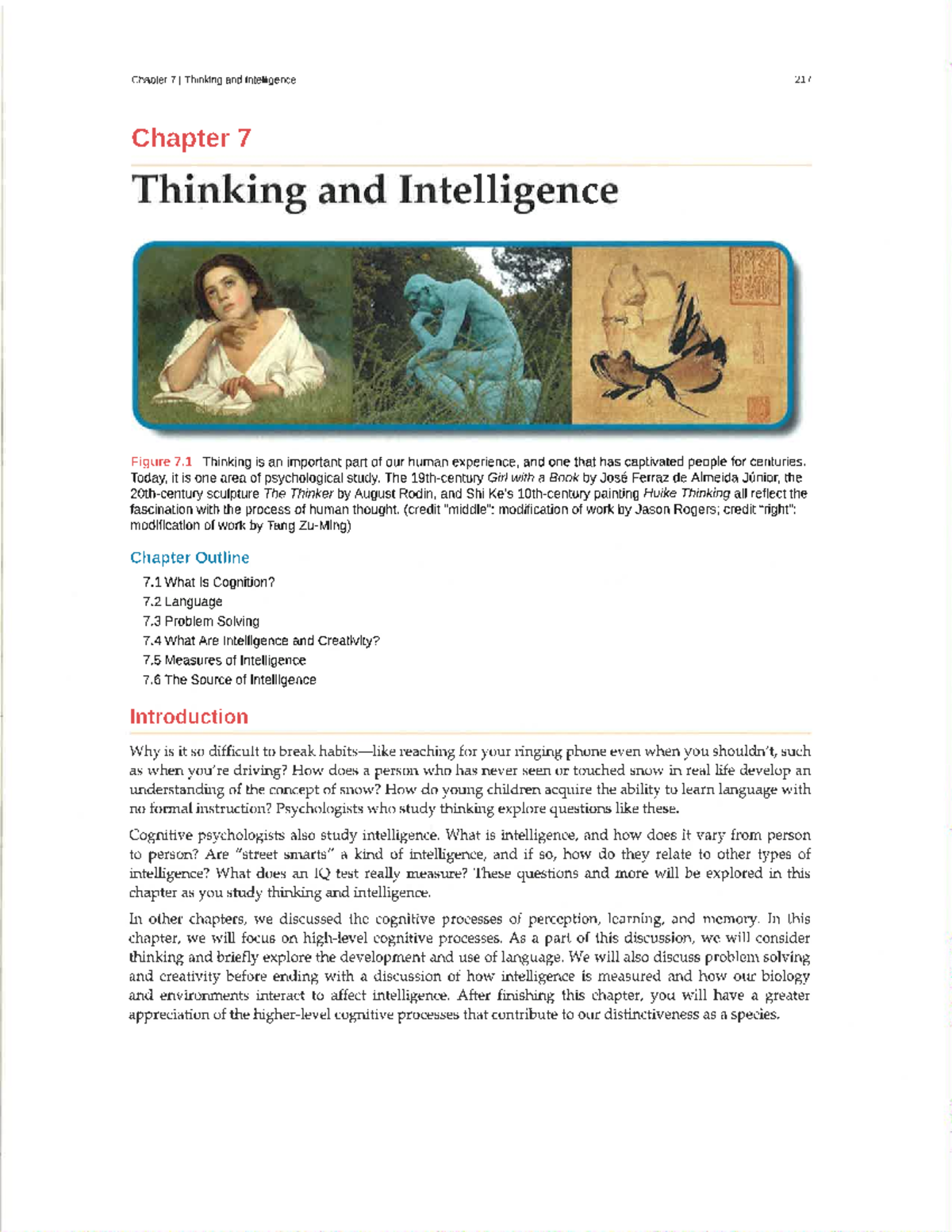 Chapter 7 - Textbook pages - PSY 100-03 - Studocu