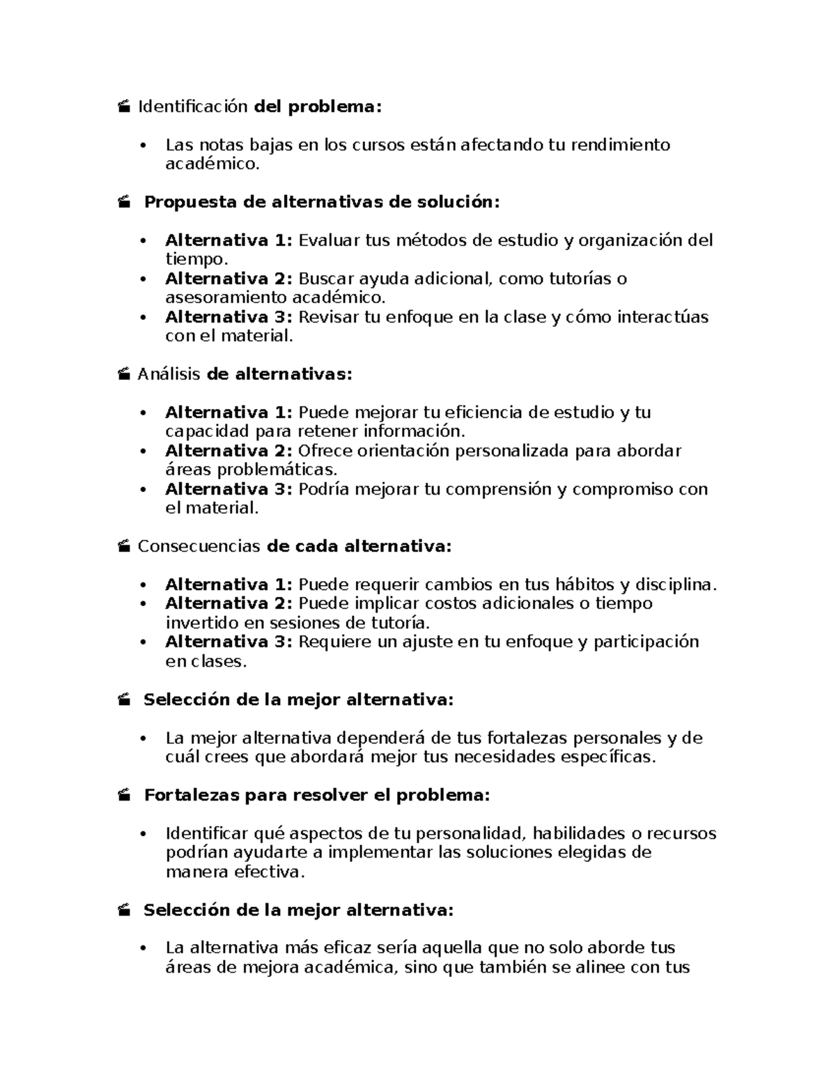 IVU Actividad 16 - Identificación del problema: Las notas bajas en los ...