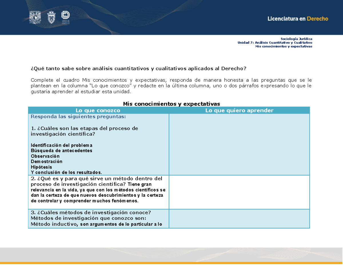 Sosaj cuadro cq u7 SOC JUR - Sociología Jurídica Unidad 7: Análisis Cuantitativo y Cualitativo ...