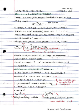 Chapter 4 notes May 21, 2023 - CHEM 3750 - Studocu