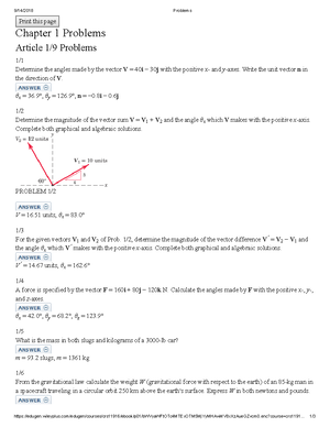 181 chapter 4 problems - Print this page Chapter 4 Problems Article 4/3 ...