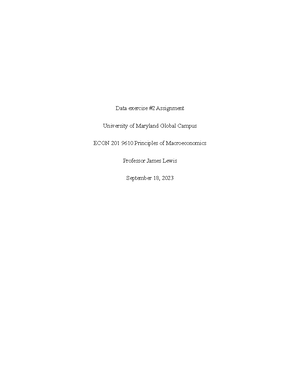 Data Exercise #1 - Data Exercise #1: Gross Domestic Product Econ 201: Principals of ...
