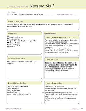 Tube feeding - ATI template - ACTIVE LEARNING TEMPLATES THERAPEUTIC ...