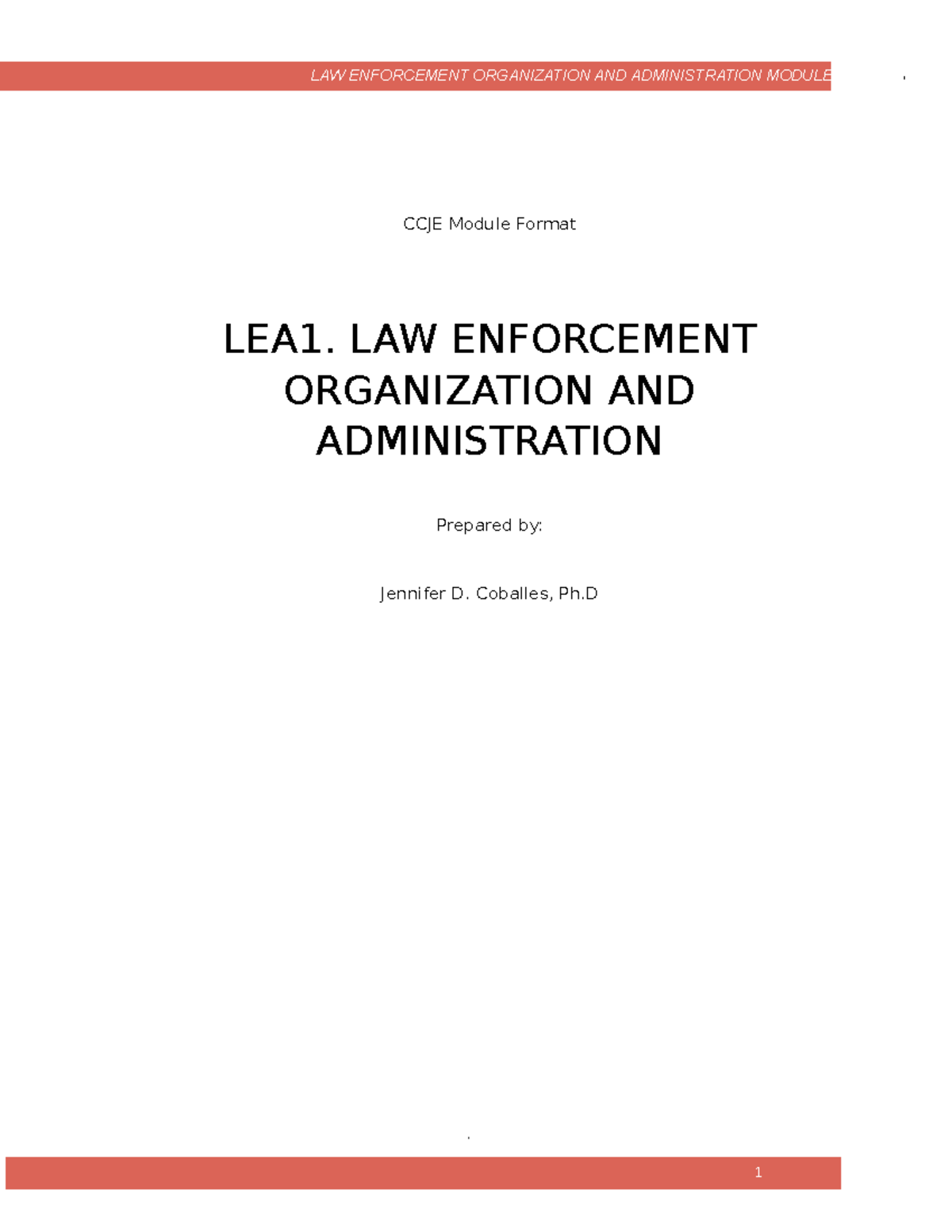 Complete-Module-LEA-1.-Law-Enforcement-Organization-and-Administration ...