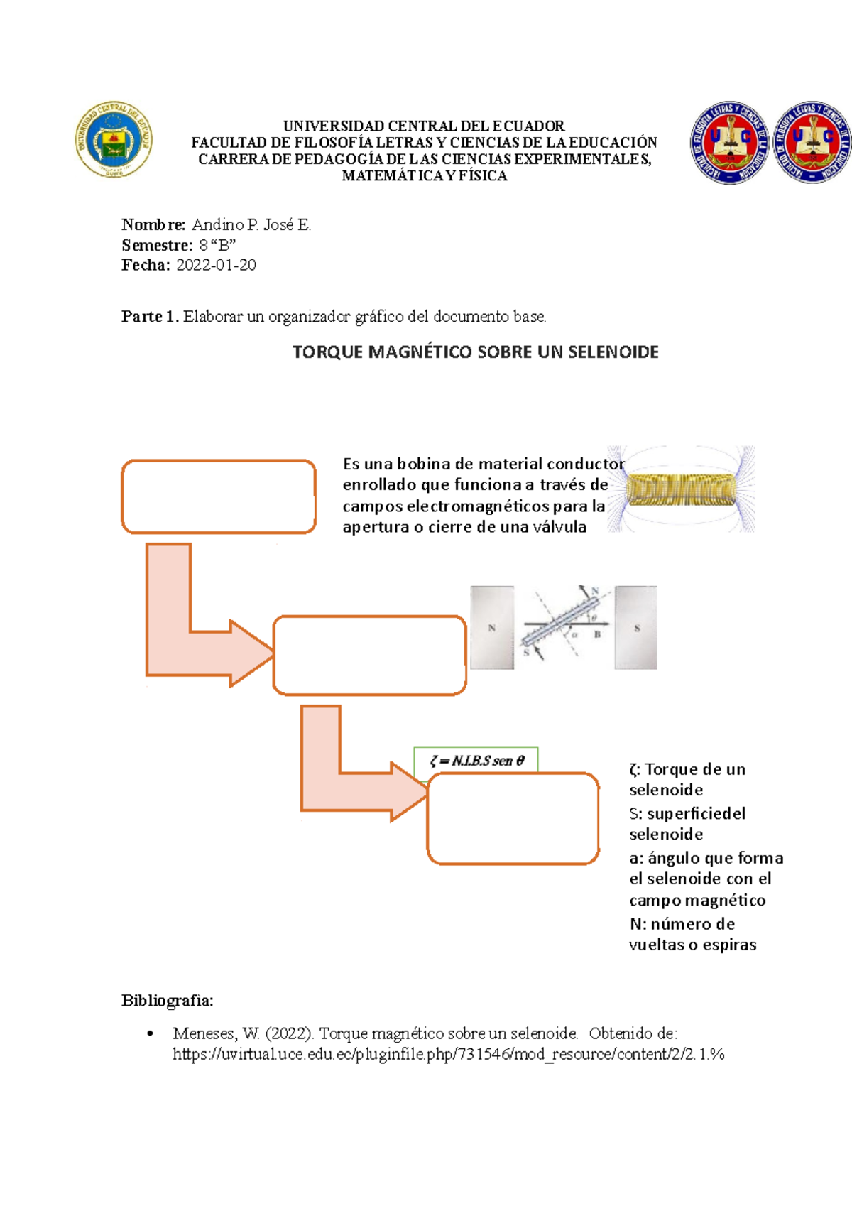 Andino Jose Tarea 2 - Torque magnetico sobre una espira - UNIVERSIDAD ...