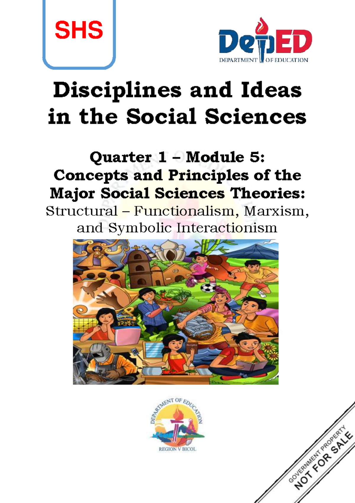Pdfcoffee - MODULE IS DISS - SHS Disciplines and Ideas in the Social Sciences Quarter 1 – Module ...