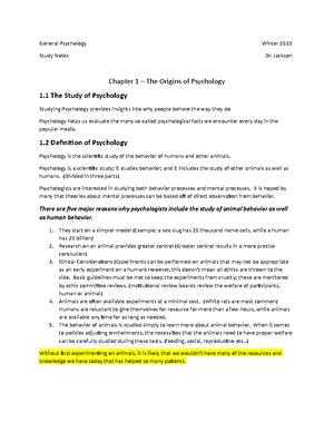 Document - Another part of my psychology notes - (9/20/2022) Chapter 4 ...