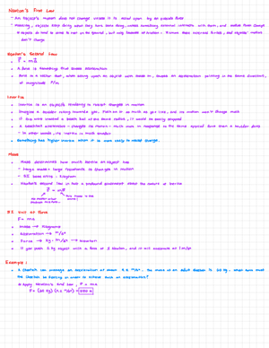 Physics 1A Final Review - Physics Final Review UNITS Pico p 010 12 Nano ...